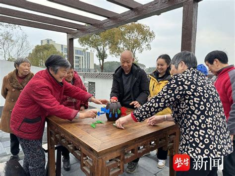 张家港市南丰镇民乐村：春光灿烂春暖花开，党员冬训添“新味”绒花非遗活动