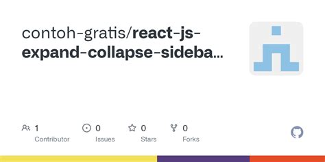 Github Contoh Gratis React Js Expand Collapse Sidebar Example