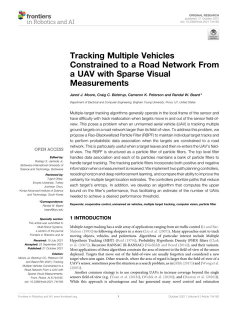 Pdf Tracking Multiple Vehicles Constrained To A Road Network From A