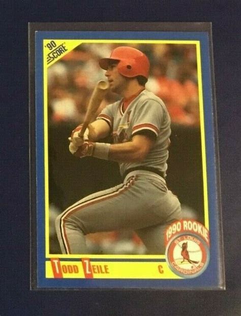 1990 Score 600 Todd Zeile Rookie Rc St Louis Cardinals Great Card