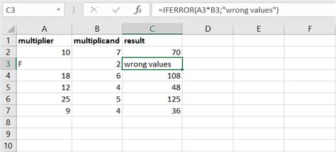 Excel Iferror How To Use The Iferror Function Ionos Uk