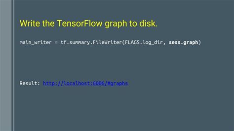 Tensorboard Debug Monitor And Examine Machine Learning Models Ppt