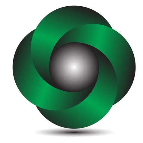 Diseño De Logotipo De Círculo De Letras Vector Premium