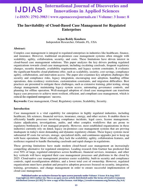 The Inevitability Of Cloud Based Case Management For Regulated