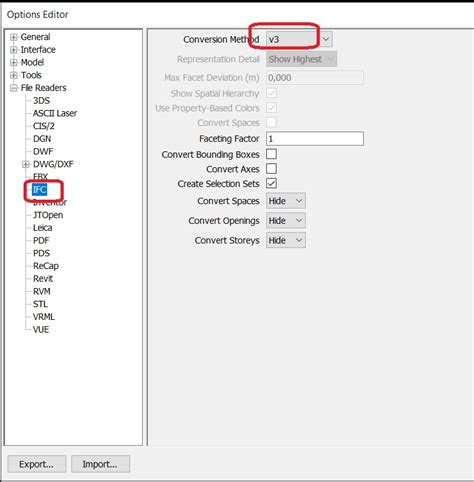 incorrect position of ifc models in navisworks
