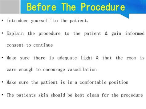 IV Cannulation Ppt First Aid Injuries