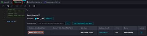 Configure A Merge Node Dataworks Alibaba Cloud Documentation Center
