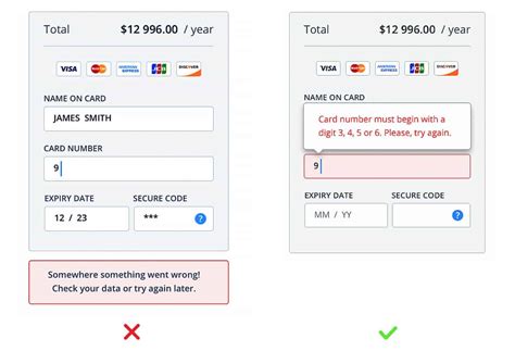 Designing Error Free Forms With Clear Validation Messages