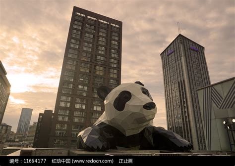 成都ifs国际金融中心大熊猫高清图片下载红动中国
