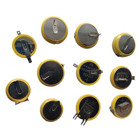 Wire Attached 3v Lithium Button Cells For Extended Use Cr2450 Coin Cell Battery And Button