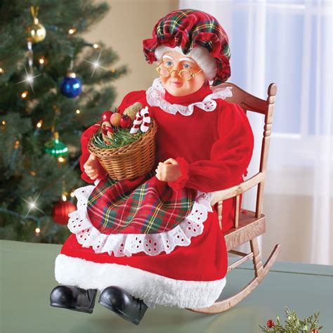 Musical Mrs Claus Christmas Tabletop Decoration Collections Etc