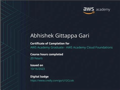 Abhishek G On Linkedin Aws Cloudcertification Achievementunlocked