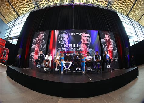 Photos Christian Mbilli Vs Sergiy Derevyanchenko Final Press Conference Fightmag
