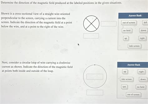Determine The Direction Of The Magnetic Field Chegg