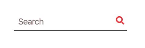 how to replace the search form s submit button with a font awesome svg