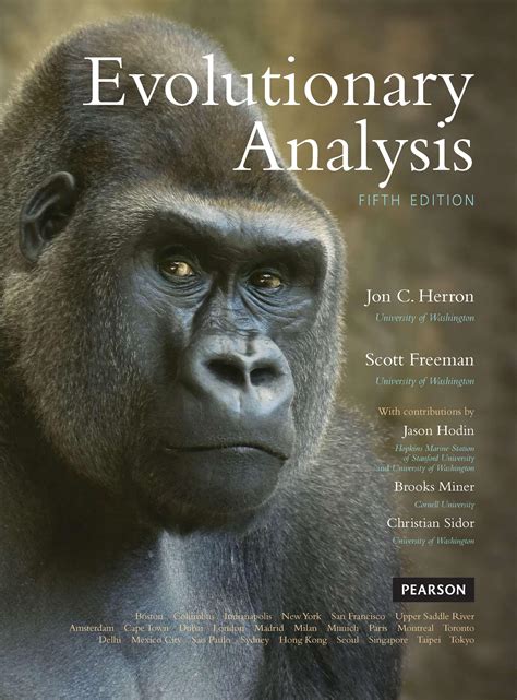 Evolutionary Analysis 5th Edition Jon C Herron Free Libros