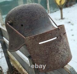 Face Plate Helmet M16 Original Imperial German Wwi Ww1 Very Rare