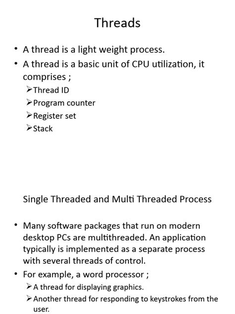 ch4 threads download free pdf thread computing process computing