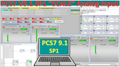 PCS7 V9 1 SP1 SCALE Analog Input PCS7 PLCSIM Simatic Manager WinCC
