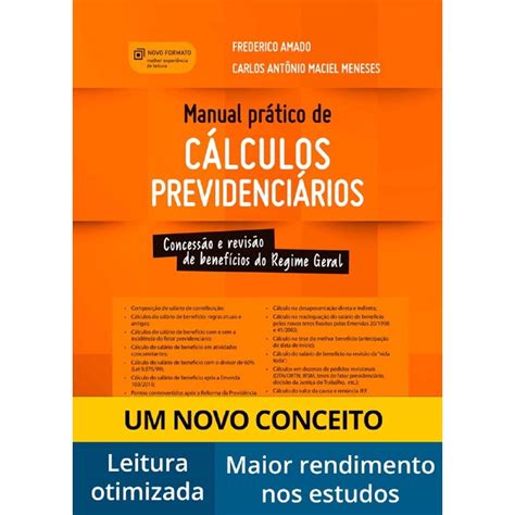 Manual Pratico De Calculos Previdenciarios Concessão E Revisão Em