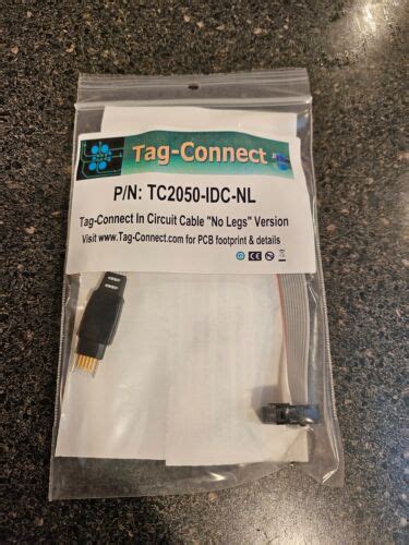 Tag Connect Tc2050 Idc Nl Tag Connect In Circuit Cable No Legs