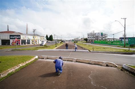 Iniciam se as Marcações para a Construção do Viaduto Prefeitura