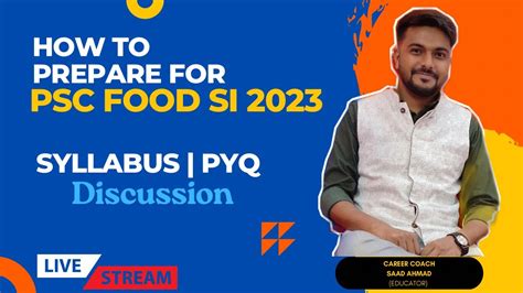 Psc Food Si Exam 2023wbpsc Food Si Exam Patternfood Si Syllabus