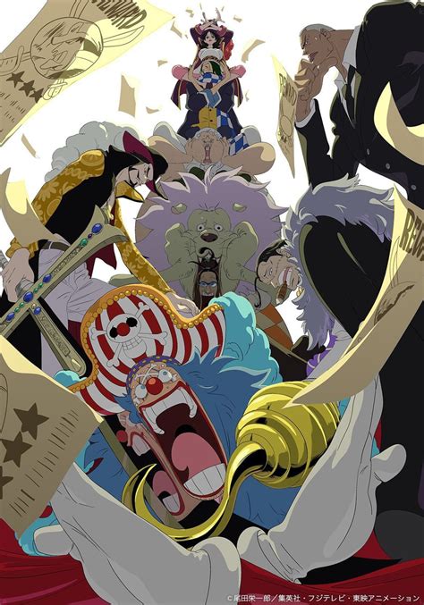 Crocodile Dracule Mihawk Buggy The Clown Galdino Alvida And 4 More One Piece Drawn By