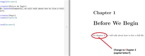Cross Referencing Change Chapter To Chapter How To Do This Using Autoref Tex Latex