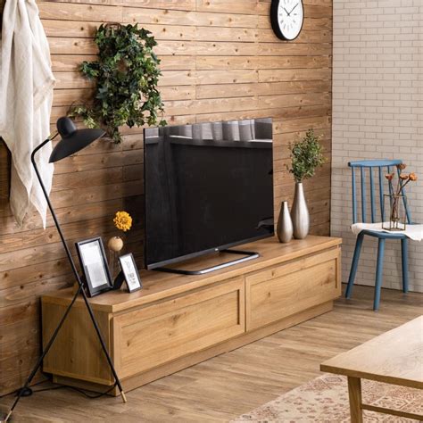 関家具 公式店 テレビ台 ローボード おしゃれ 200 収納 テレビボード 無垢 木製 完成品 Tv台 Tvボード 天然木 ナチュラル 北欧
