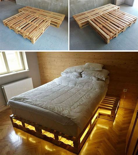 Sophisticated And Economical Bed Designs Camas De Paletes Solteiro