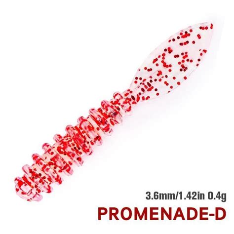 AJING Leurre Souple 0 pcs lot 36mm 4 2g PROMENADE Sébaste Ver Swimbaits
