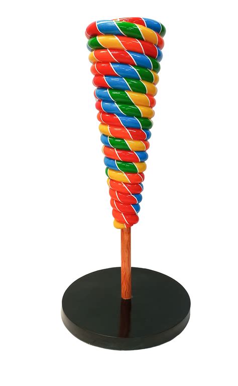 Mini Rainbow Upside Down Candy Cone Tree With Base