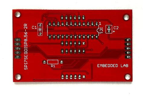 led display module pcb only from embedded lab on tindie