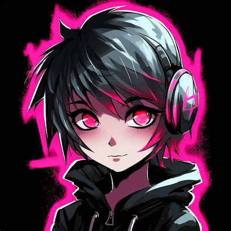 Chica Anime Gótica Foto Premium