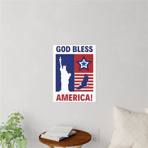 God Bless America Wall Decals Etsy