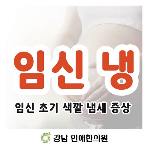 임신 냉 초기 색깔 냄새 증상으로 알아보는 냉 궁금증 총정리 네이버 블로그