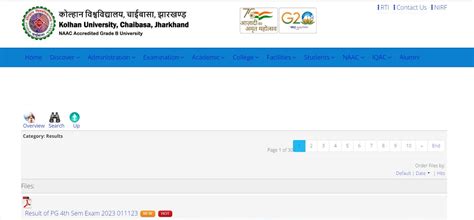 Kolhan University Result 2023 Out कोल्हान यूनिवर्सिटी रिजल्ट घोषित इस