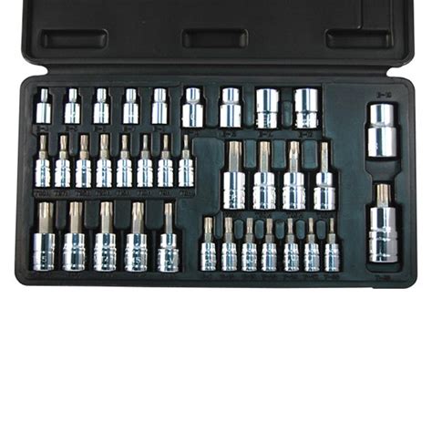 Atd® 125 Mixed Drive Size Torx Bit Socket And Socket Set 35 Pieces