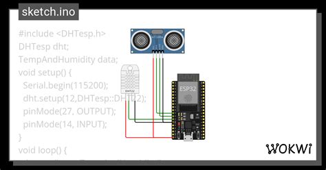 DHT Project 5 Wokwi ESP32 STM32 Arduino Simulator
