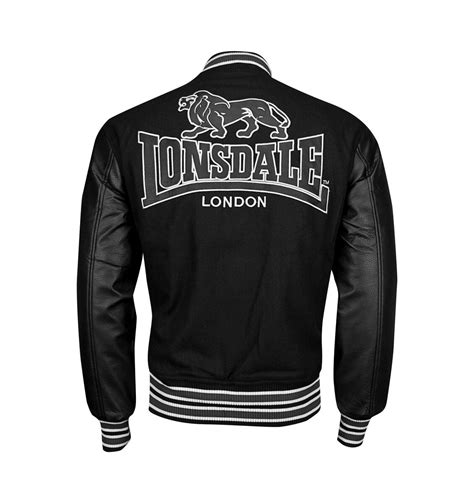Lonsdale College Varsity Jacket Oxford All Season Black