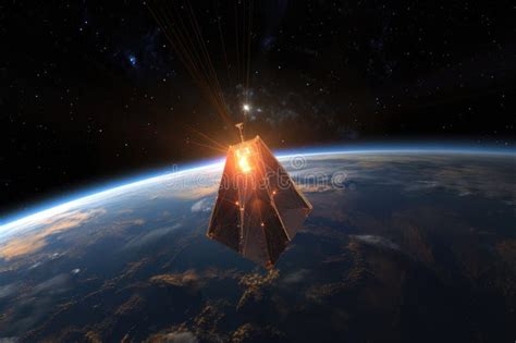 Illustration Du Déploiement De Voiles Solaires Dans L espace Image