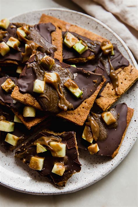 Caramel Apple Graham Cracker Bark Unbound Wellness