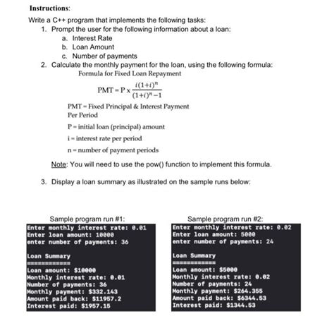 Solved Instructions Write A C Program That Implements The Chegg
