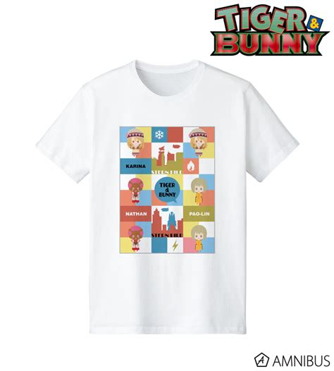 Tiger And Bunny カリーナ＆パオリン＆ネイサン Nordiq Tシャツメンズ Amnibusアムニバス