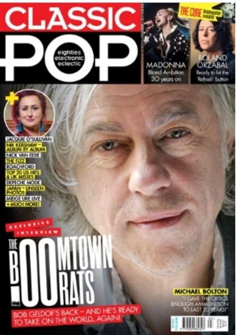 Classic Pop 63 April 2020 Bob Geldof Madonna Blond Ambition 30 Year