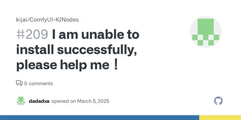 i am unable to install successfully please help me！ · issue 209