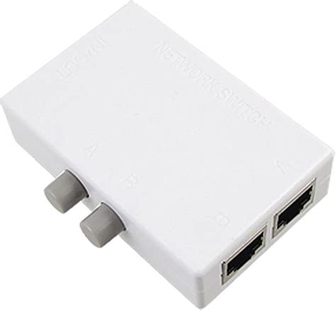 Amazon Com Mini Port RJ Manual Network Switch White For Lenovo Computer Electronics
