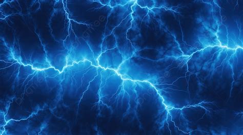 Flashing Bolt Storm Texture A Seamless Pattern Of Blue Electric