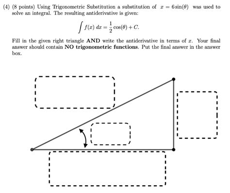 Solved Points Using Trigonometric Substitution A Chegg